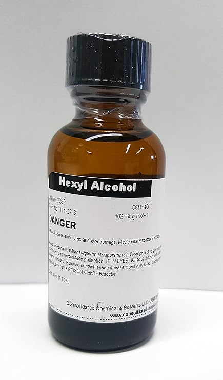 Amazon.com: CCS LLC Alcohol C-6 (Hexyl Alcohol, Hexanol) High Purity ...