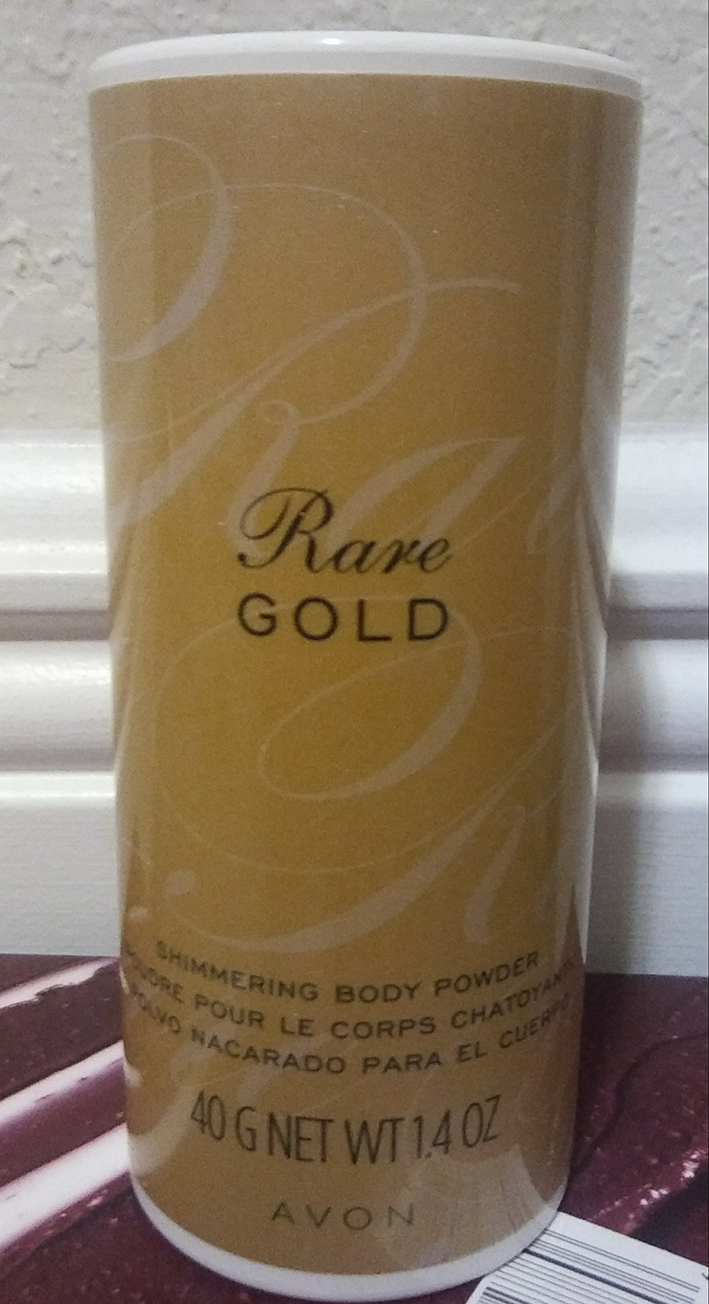 Avon Rare Gold Shimmering Body Powder 1.4 Oz