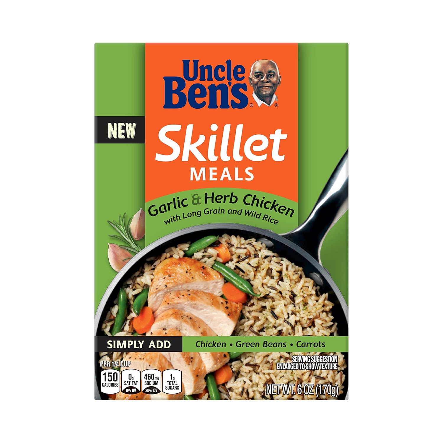 Amazon.com: UNCLE BEN’S Skillet Meals: Garlic & Herb: Prime Pantry