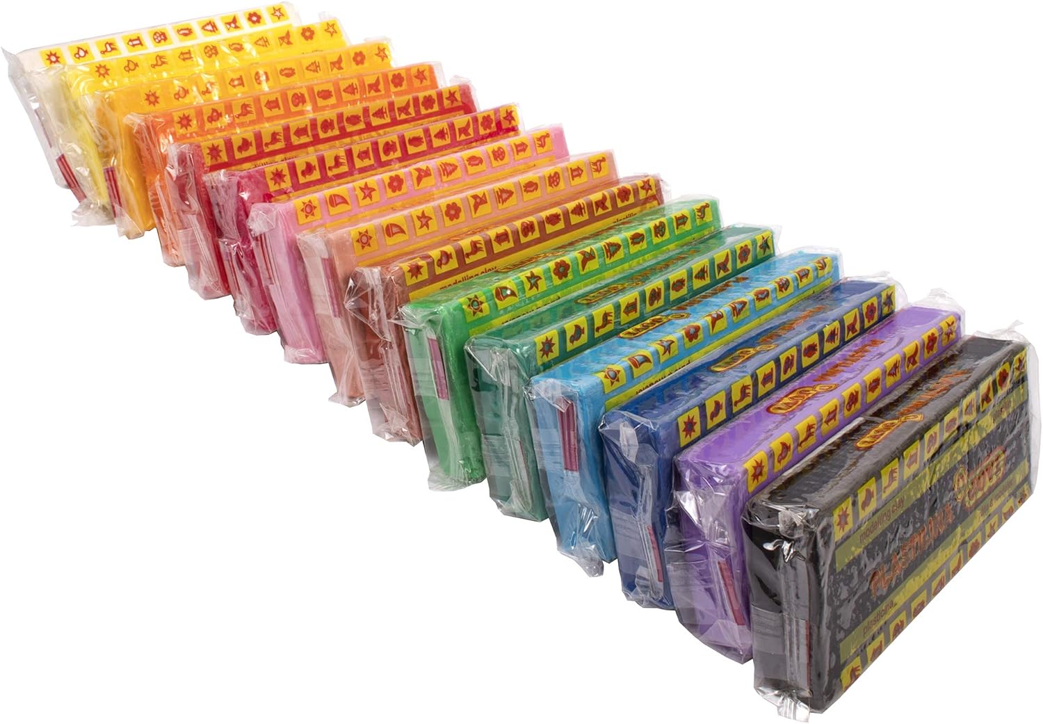 Jovi Box of Plasticine, 15 Tablets 150 g, Flesh Colour (7108) – BigaMart