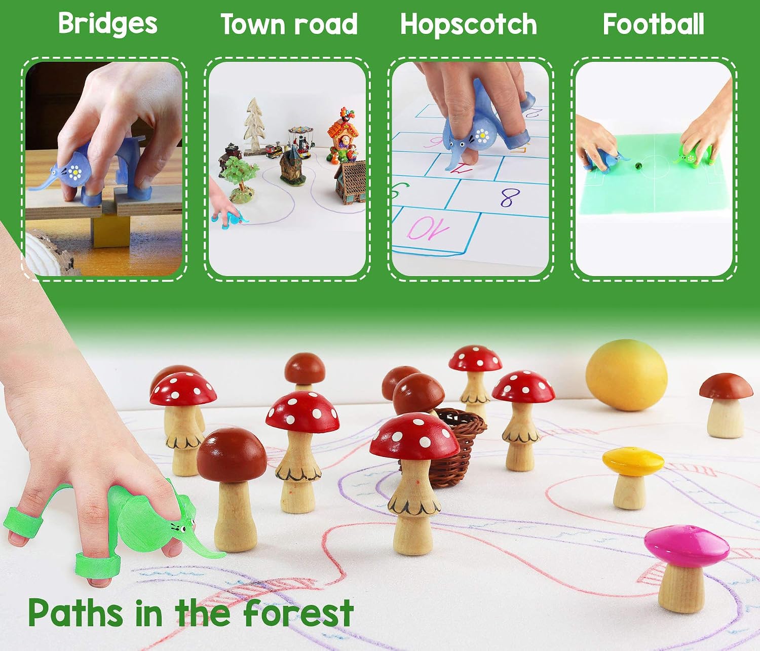Finger Trainer for Five Fingers Occupational Therapy Toy – Fine Motor ...