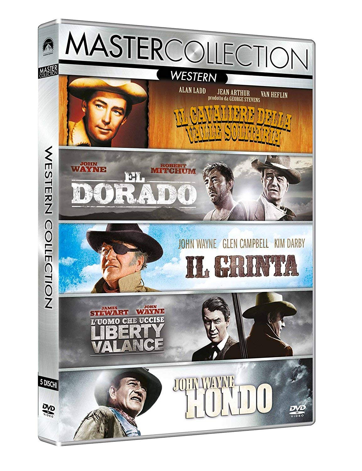 Western Collection (5 DVD): Amazon.it: Alan Ladd, John Wayne, Robert ...