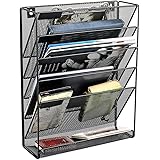 Acrimet Horizontal Triple File Folder Organizer (Black Color): Amazon ...