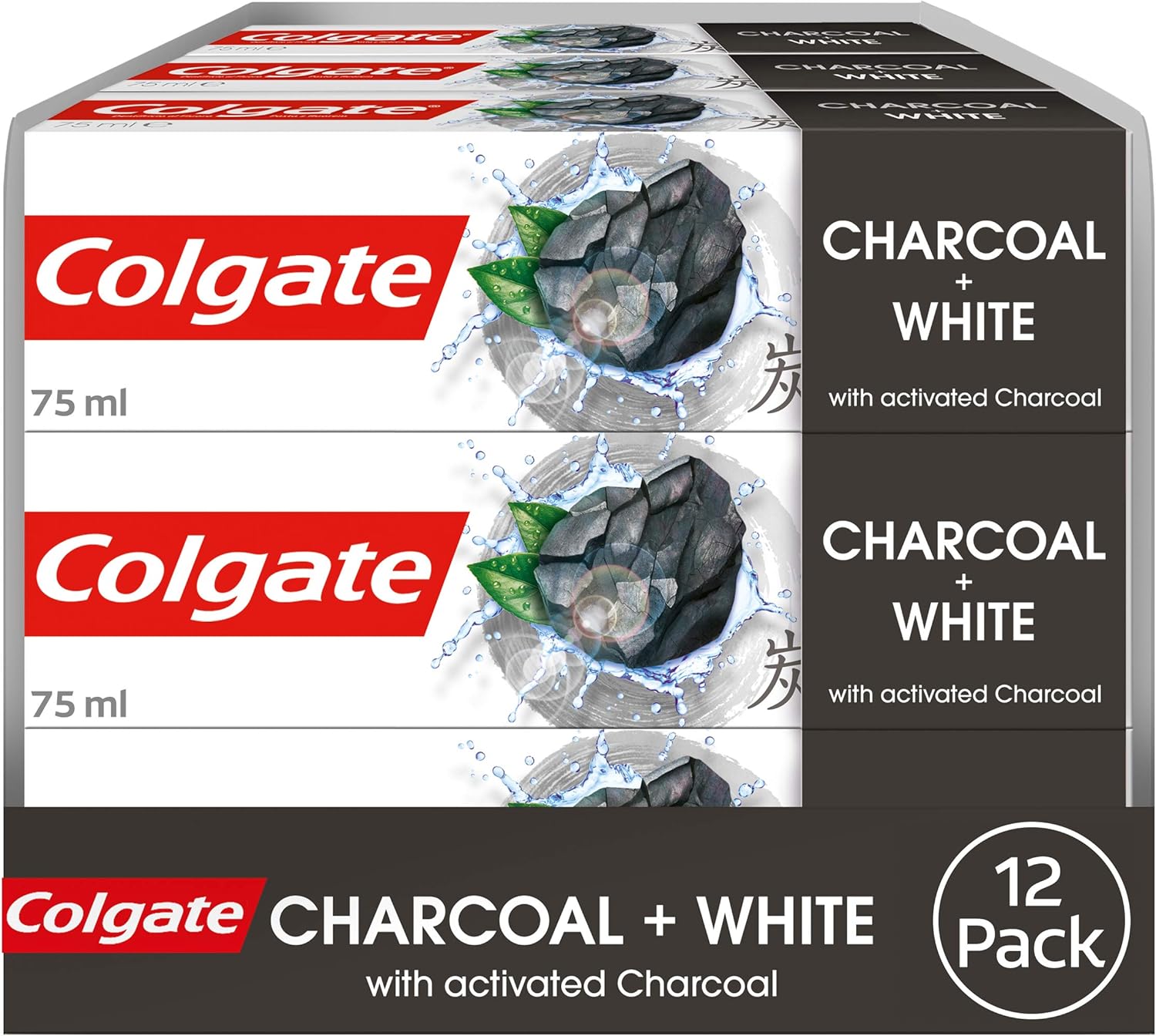 Colgate Natural Extracts Charcoal + White Toothpaste 12 x 75ml ...