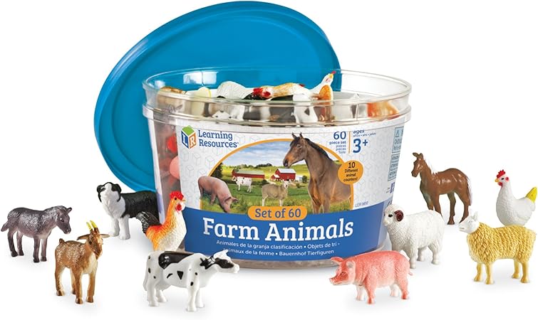 Learning Resources Farm Animal Counters: Amazon.co.uk: Toys & Games