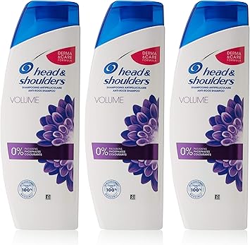 Head and shoulders Volume Anti-Dandruff Shampoo 280 ml - Pack of 3 ...