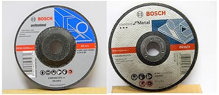 Bosch AG4 Metal 4-inch Cut Off Wheel Set (White, Pack of 10) & Bosch ...
