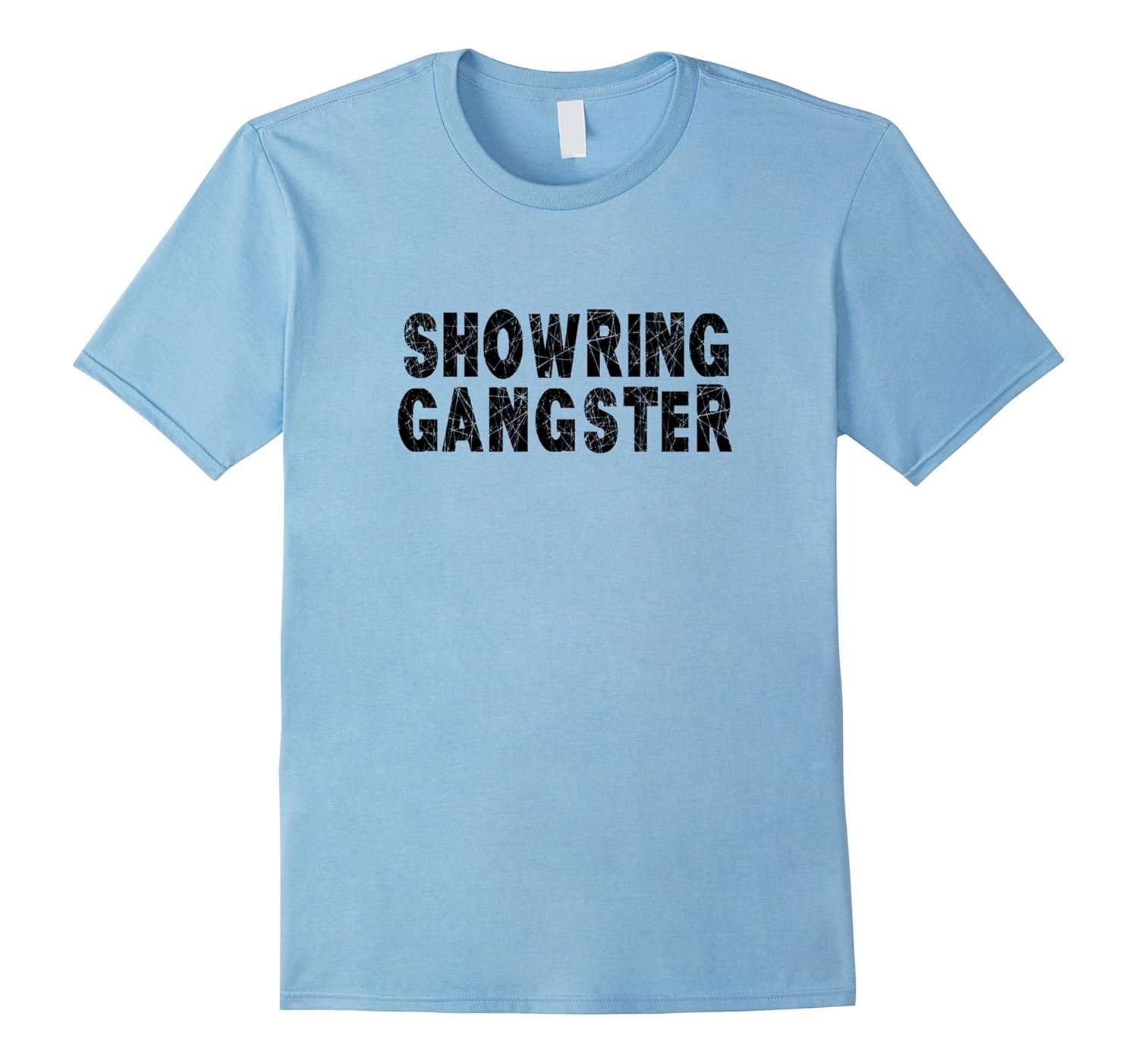 Show Pig Show Steer Gangster T shirt