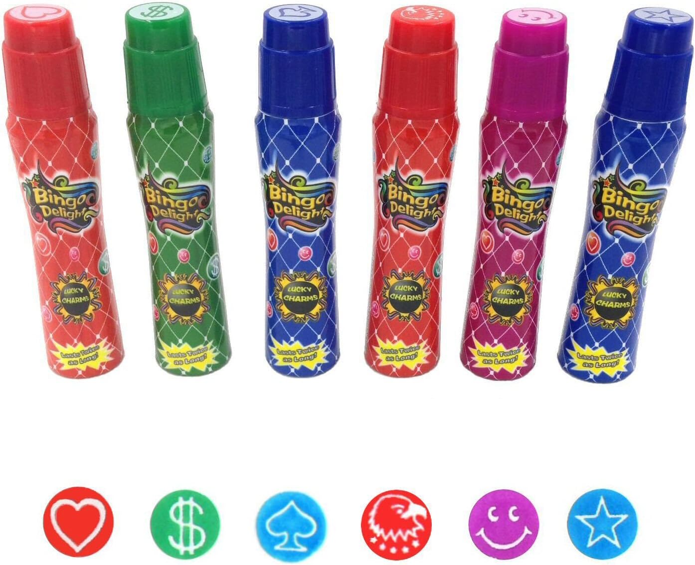 Bingo Delight Bingo Daubers Theme M - 6 Patterns: Amazon.co.uk: Sports ...