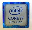 Amazon.com: Original Intel Core i7 8th Gen Sticker 18 x 18mm / 11/16" x ...