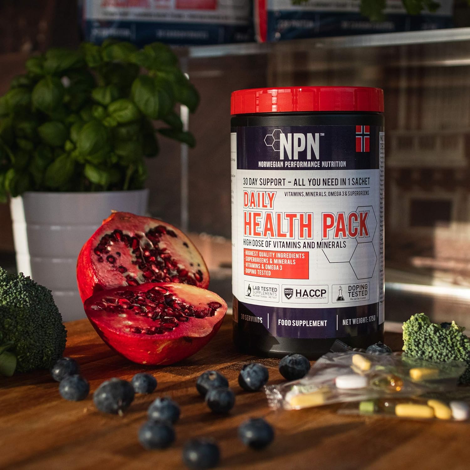 NPN Daily Health Pack | Strong dose vitamin & mineral packs with Greens ...