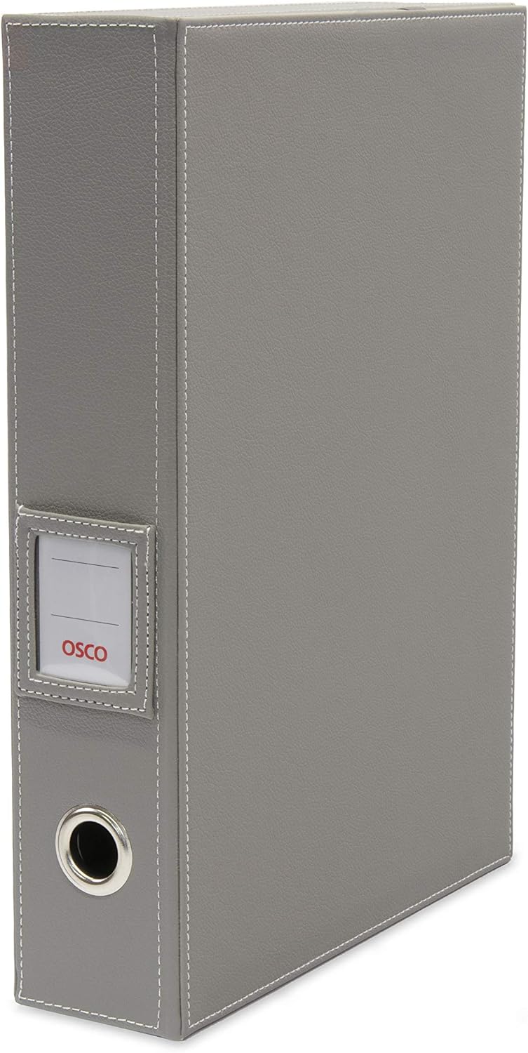 Osco Faux Leather Box File – Brown BPUBF1 – BigaMart