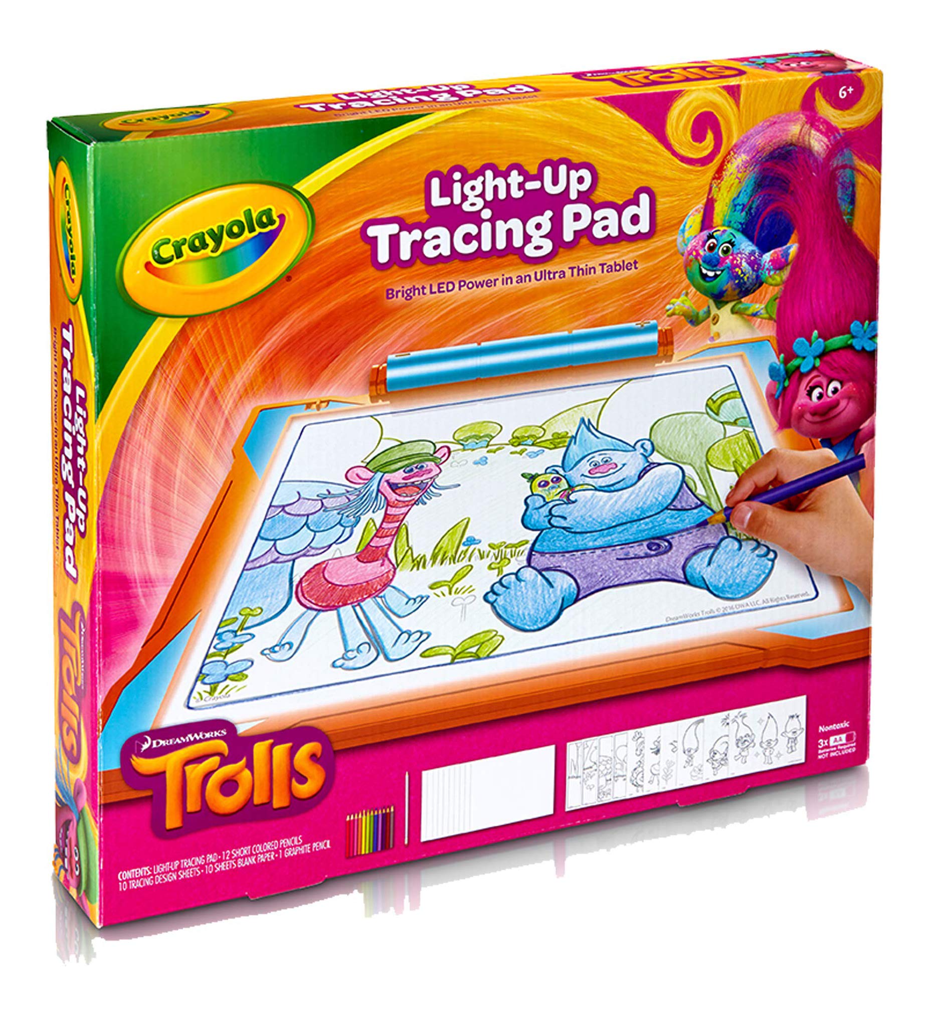 Crayola Trolls Light Up Tracing Pad Buy Online In United Arab Emirates 