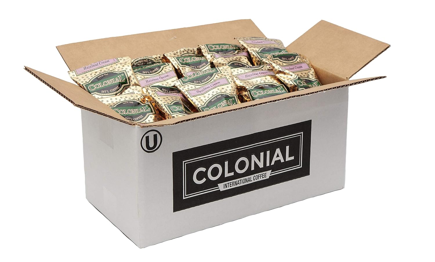 Amazon.com : Colonial Coffee, Hazelnut Cream Flavored Ground Coffee, 2. ...