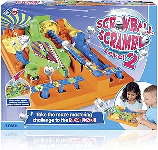 Amazon.com: TOMY Screwball Scramble 2 Maze Game for Kids, Multi ...