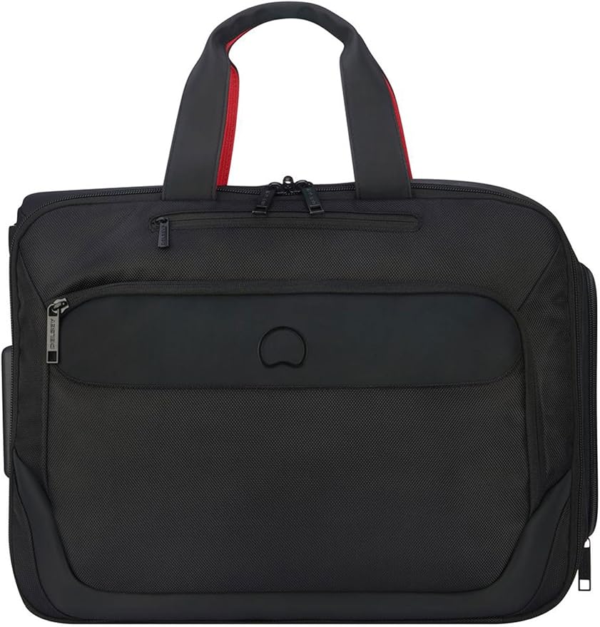 Delsey Parvis Plus Rolling Briefcase black: Amazon.co.uk: Clothing