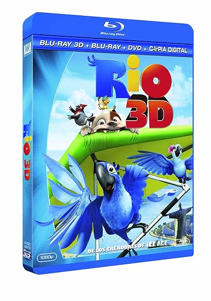 Rio 3D [Blu-ray]: Amazon.es: Morgan, Tracy, Mann, Leslie, Sykes, Wanda ...