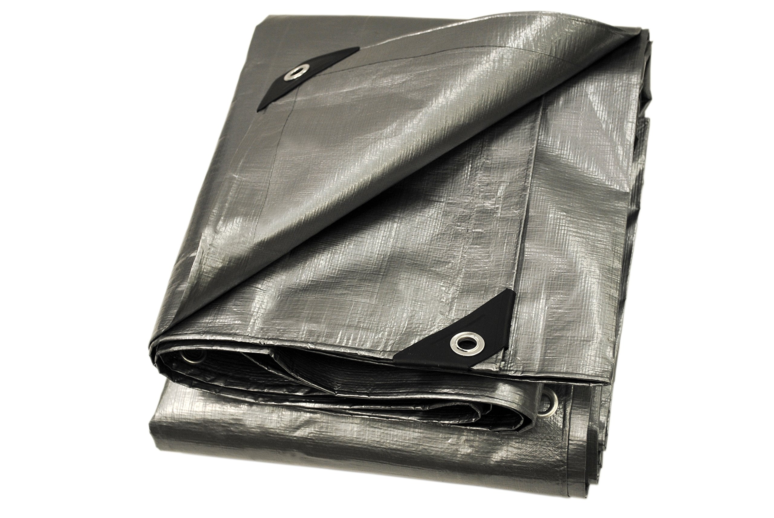 20 X 30 Heavy Duty Silver Poly Tarp EBay