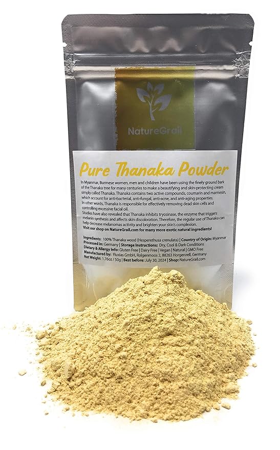 Amazon.com : Pure Thanaka Powder - Beautifying And Skin-protecting ...