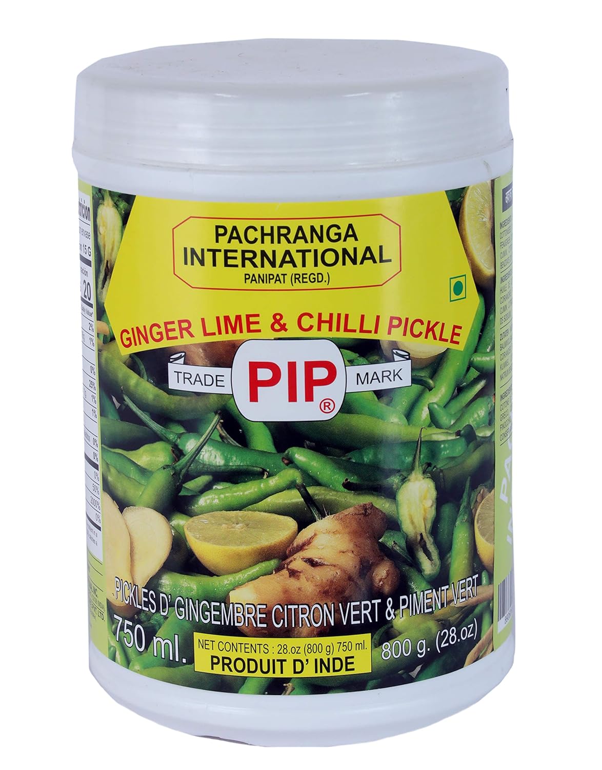 ACHAR PACHRANGA PACHRANGA International PIP Ginger Lime Chilli Pickle ...