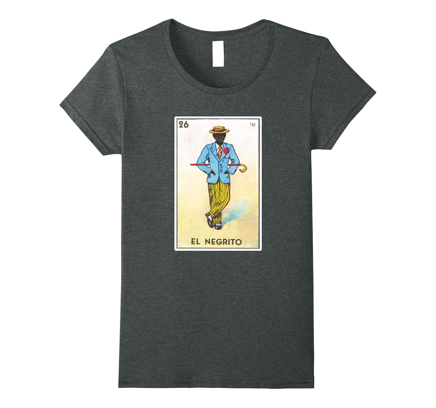 El Negrito Card T-Shirt Tarot Loteria-4LVS – 4loveshirt