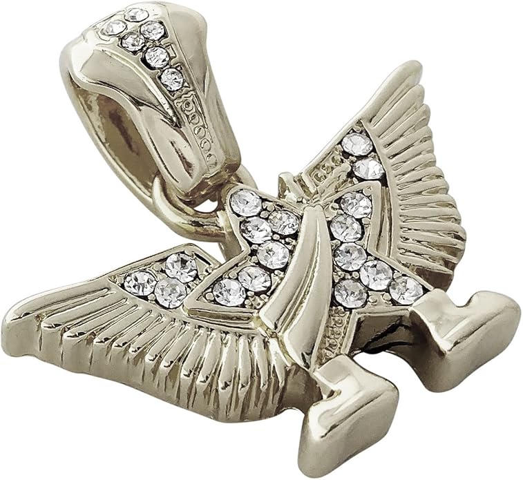 Amazon.com: United Bling Birdman Pendant Necklace with 24" Rope Chain ...
