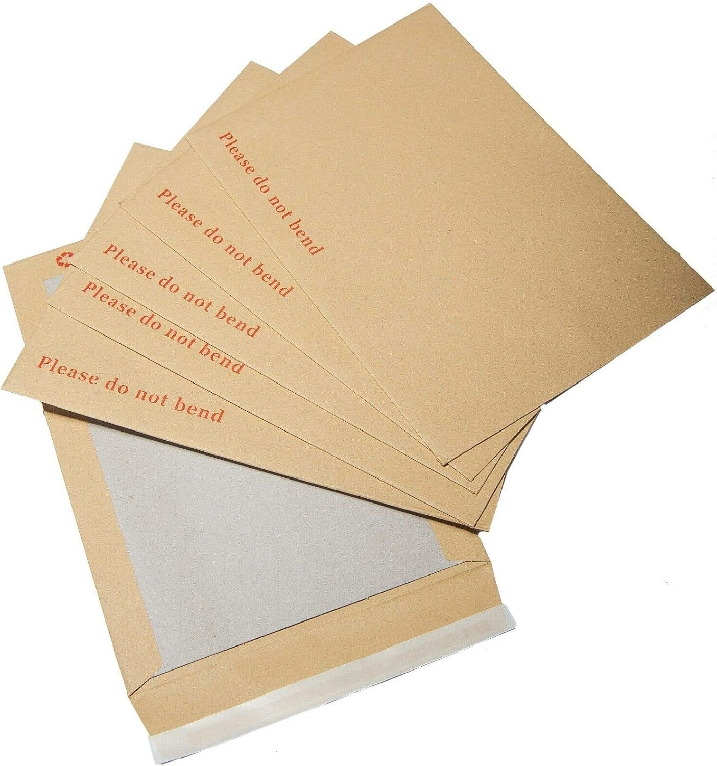 EliteKoopers A3 Brown Please Do Not Band Hard Cardboard Envelopes For ...