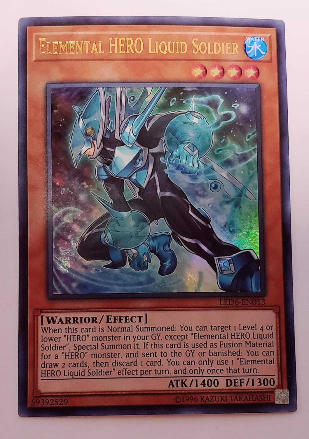 Amazon.com: Elemental Hero Liquid Soldier-LED6-EN019-Ultra Rare ...