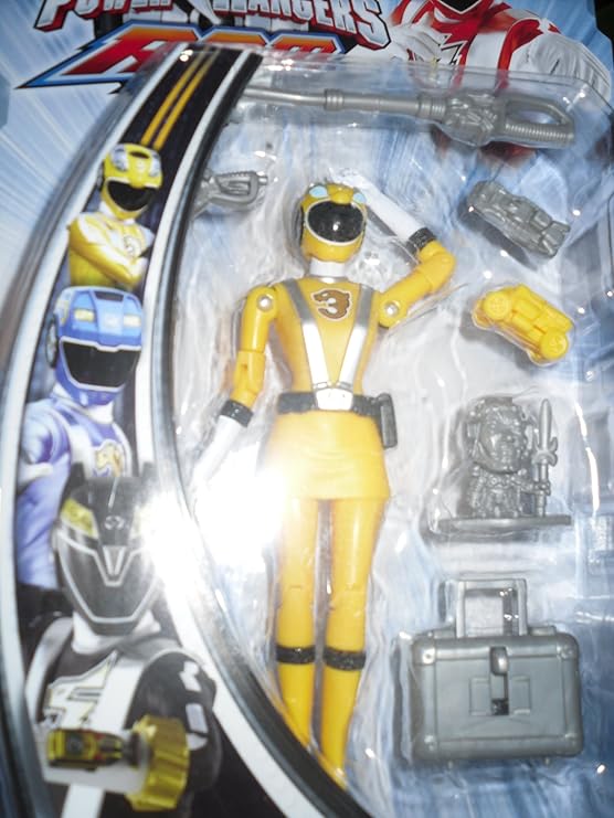BANDAI POWER RANGERS RPM THROTTLE MAX GOLD RANGER ACTION FIGURE: Amazon ...