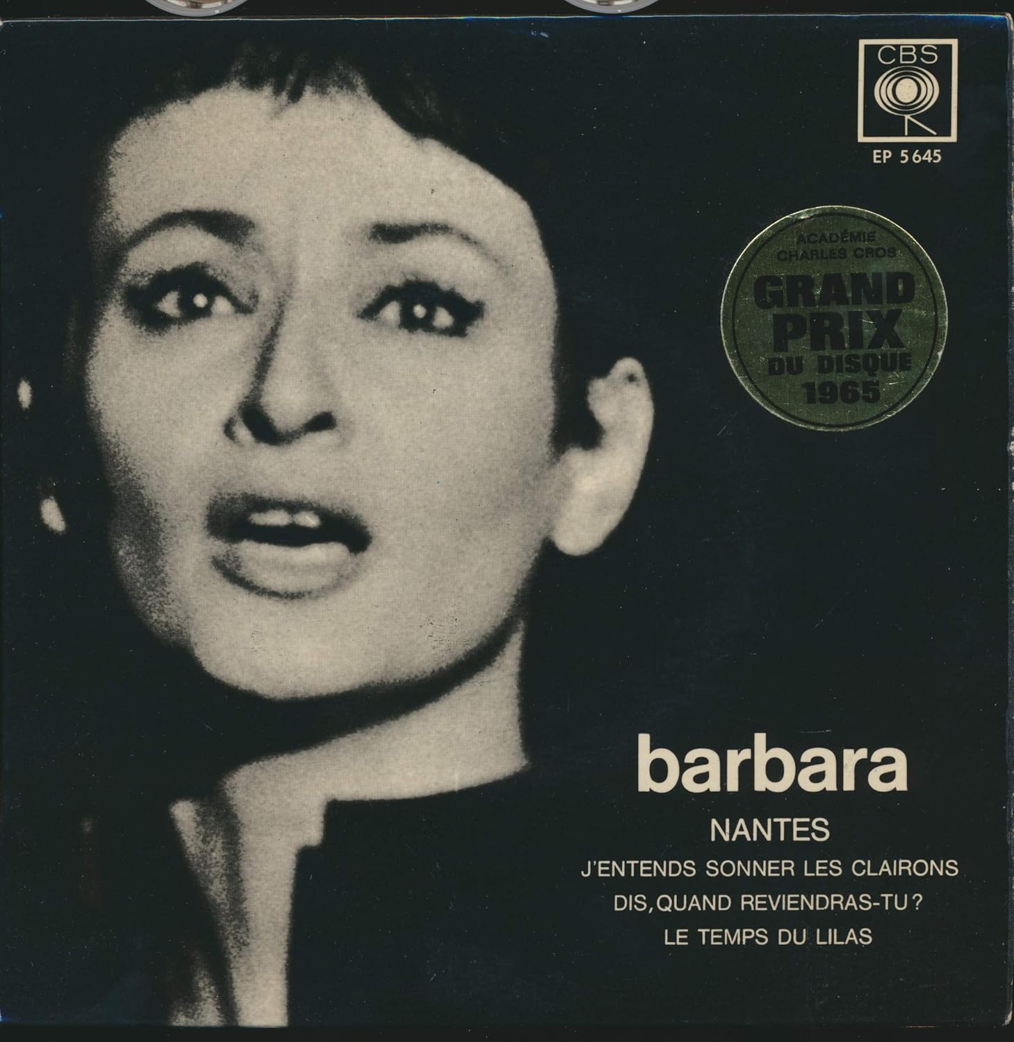 Barbara, Monique Andrée Serf - Barbara :Songs- Nantes ; J'entends ...