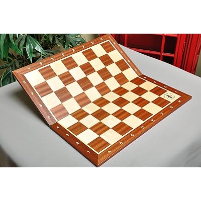 Buy The House of Staunton Folding Mahogany and Maple Wooden Chess Board ...