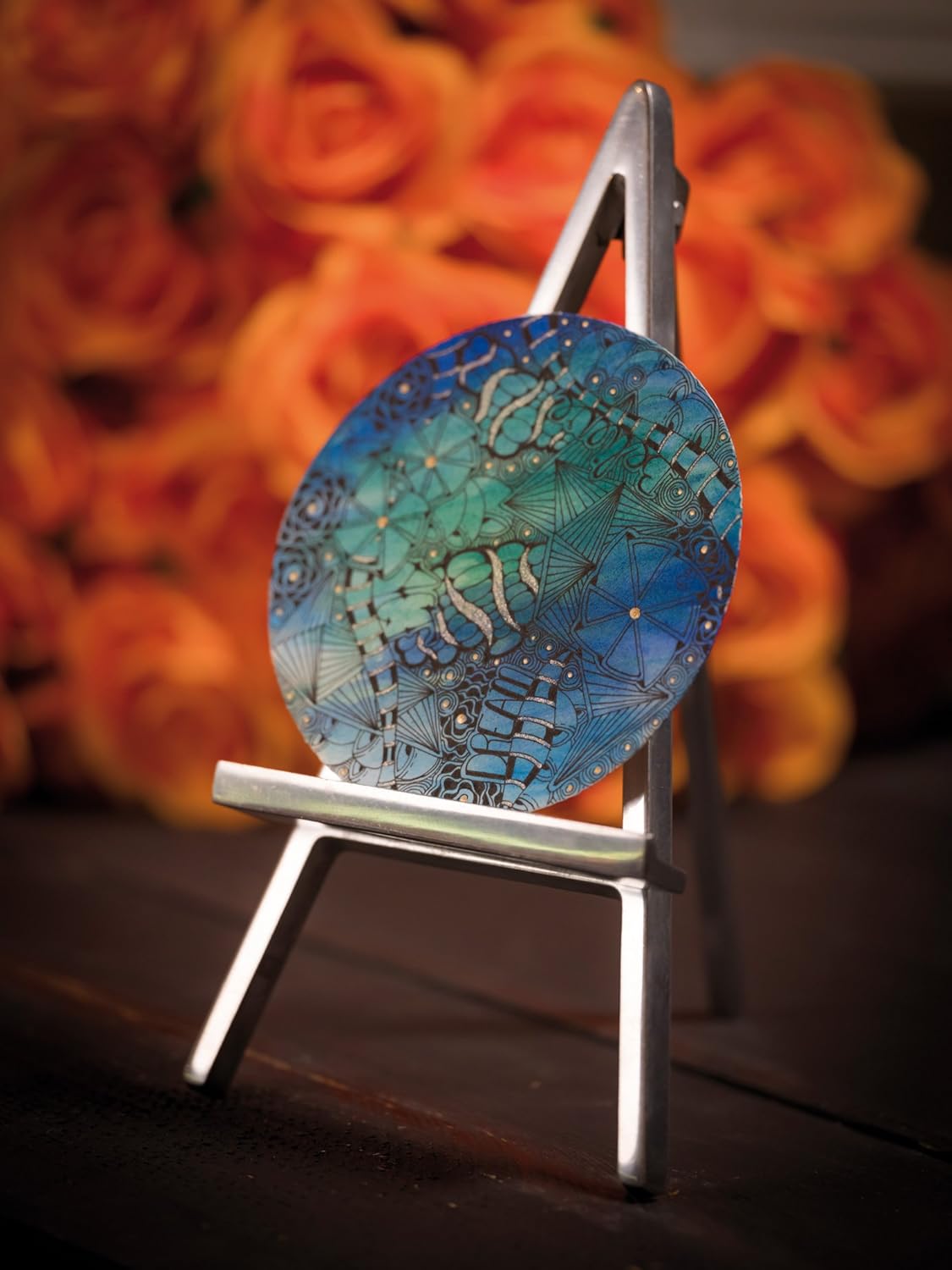 Zentangle Zendala round tiles, 15 round zentangle tiles – BigaMart