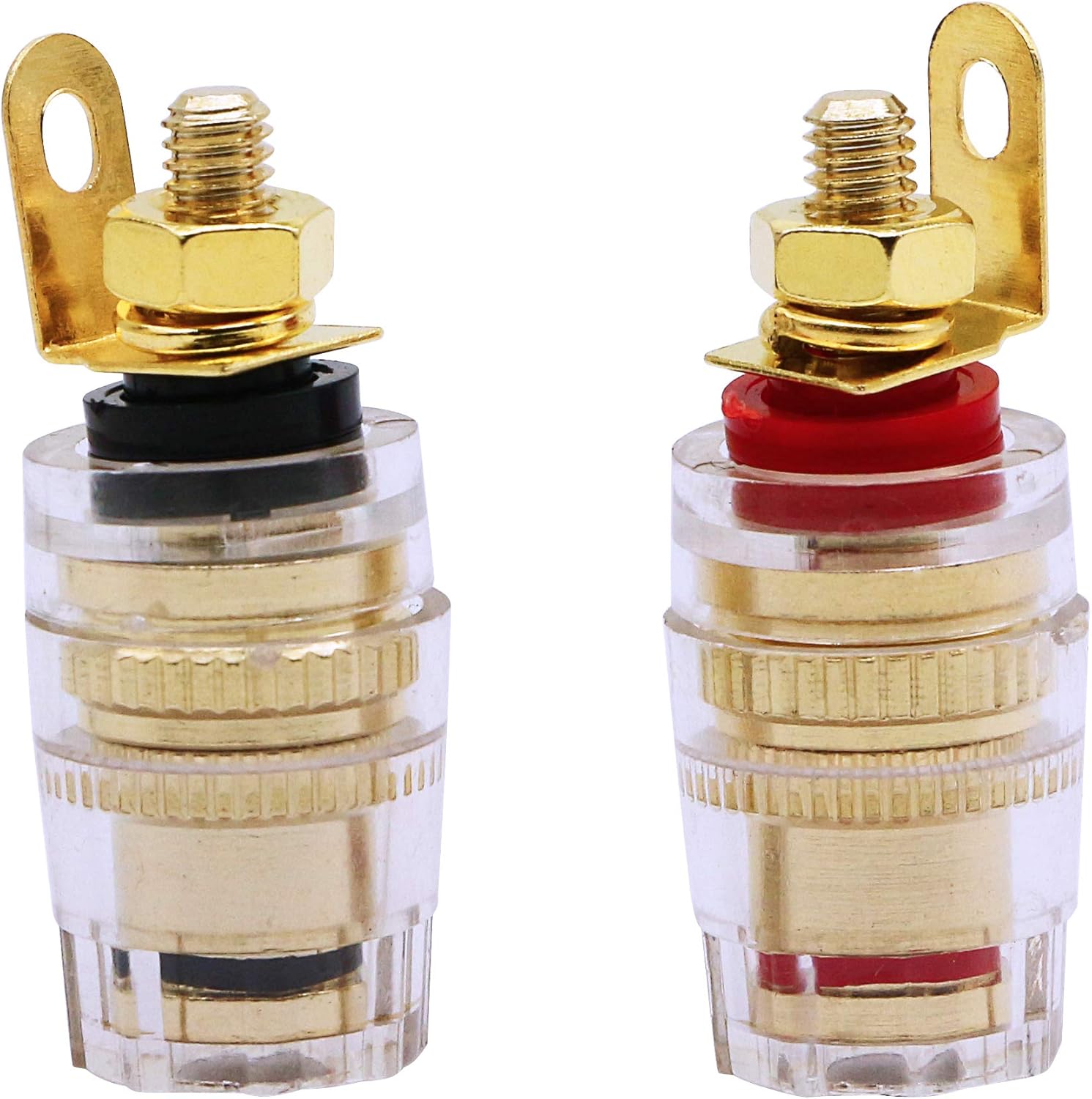 Amazon.com: CERRXIAN Gold Plated Amplifier Speaker Terminal Connector ...