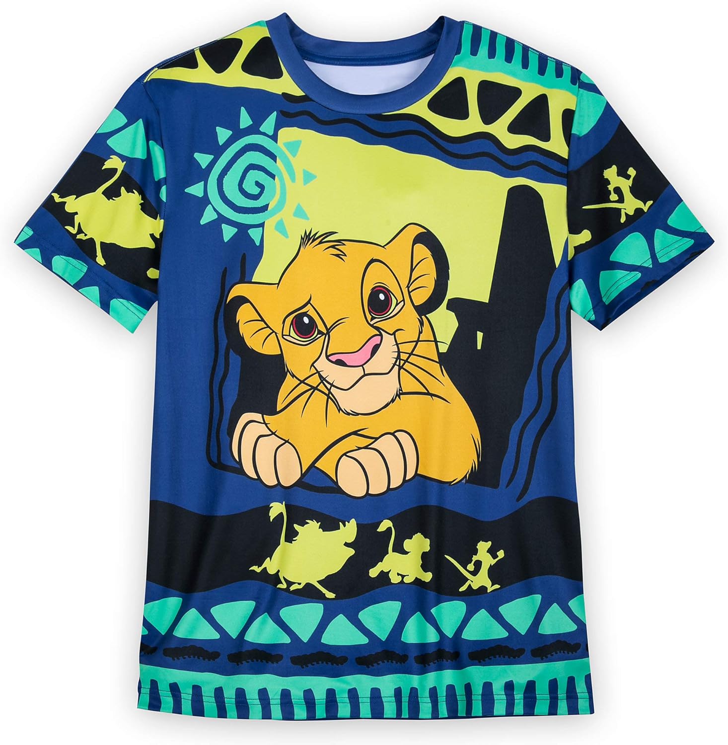 Disney Simba Synthetic T-Shirt for Men – The Lion King Multi: Amazon.co ...