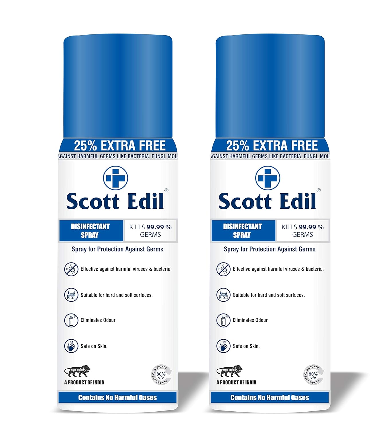 Scott-Edil Ethanol Based Disinfectant Spray (250 ml) (2): Amazon.in ...