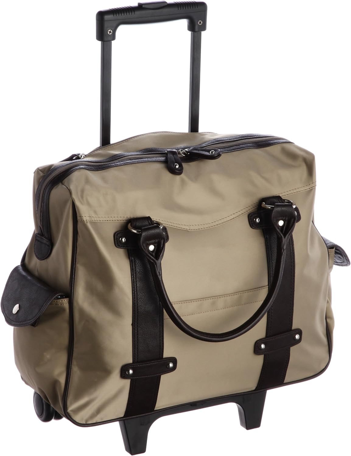 Amazon | [カシュカシュ] cachecache カラーコンビナイロンキャリーバッグ 01-00-26970 BE (ベージュ) | スーツケース