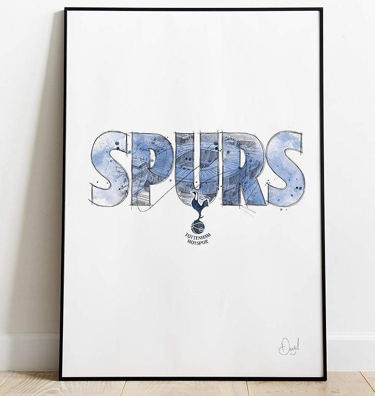 TOTTENHAM HOTSPUR - SPURS Art Print: Amazon.co.uk: Handmade