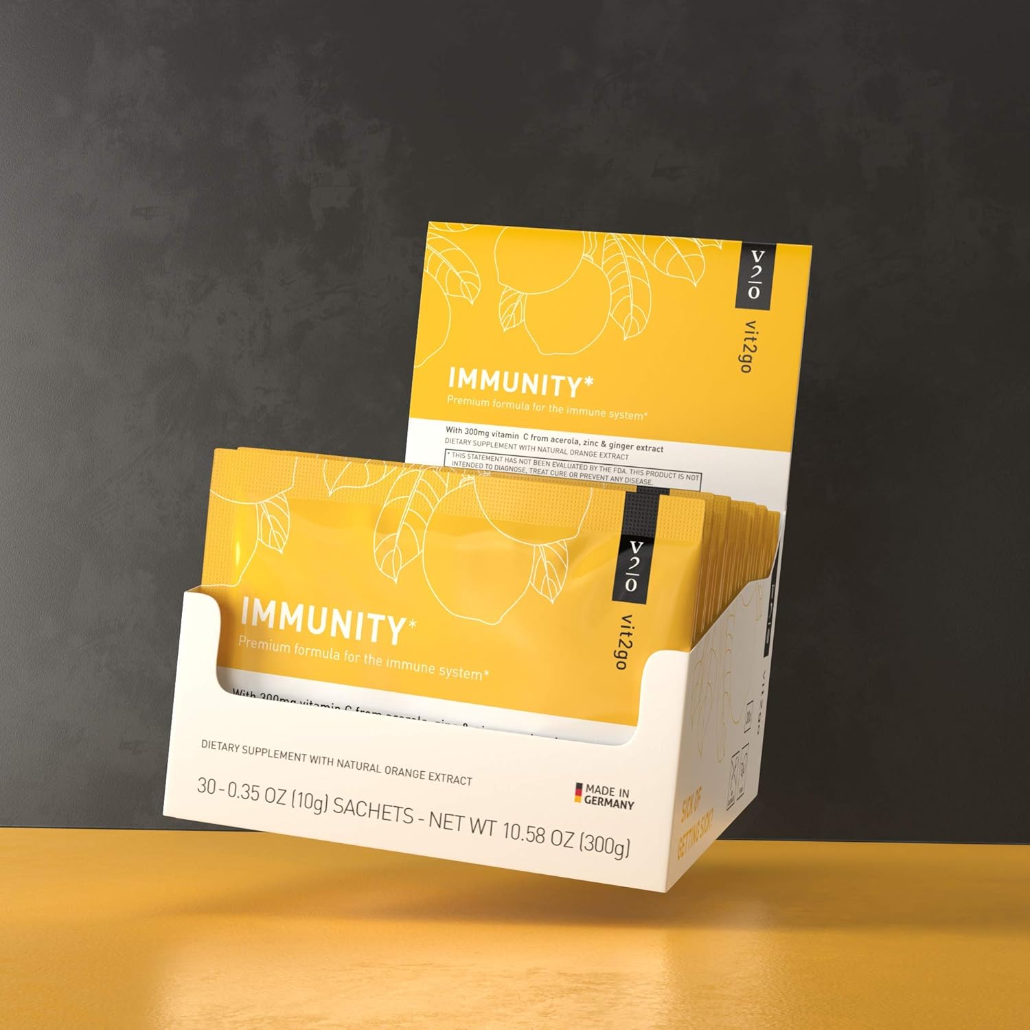 Vit2go Immunity (30 sachets) - Immune System Booster with Vitamins (A ...