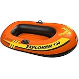Amazon.com: Intex Explorer 300 Inflatable Fishing 3 Person Raft Boat w ...