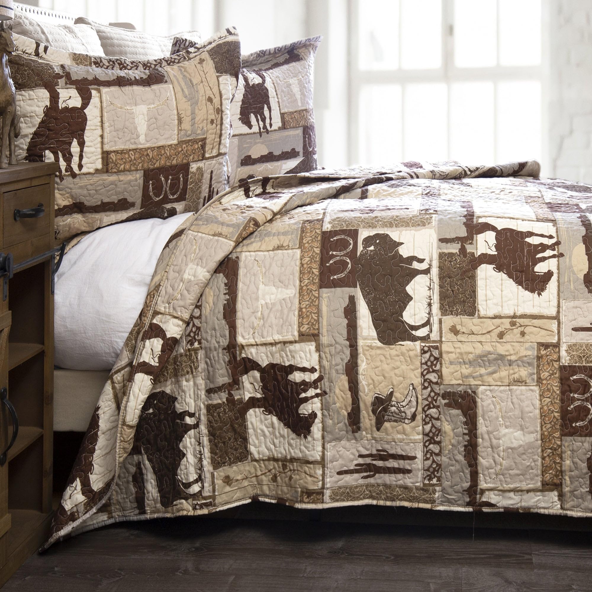 CARSTENS, INC. Western Aztec Country Bedding Set, Southwestern 3-Piece ...