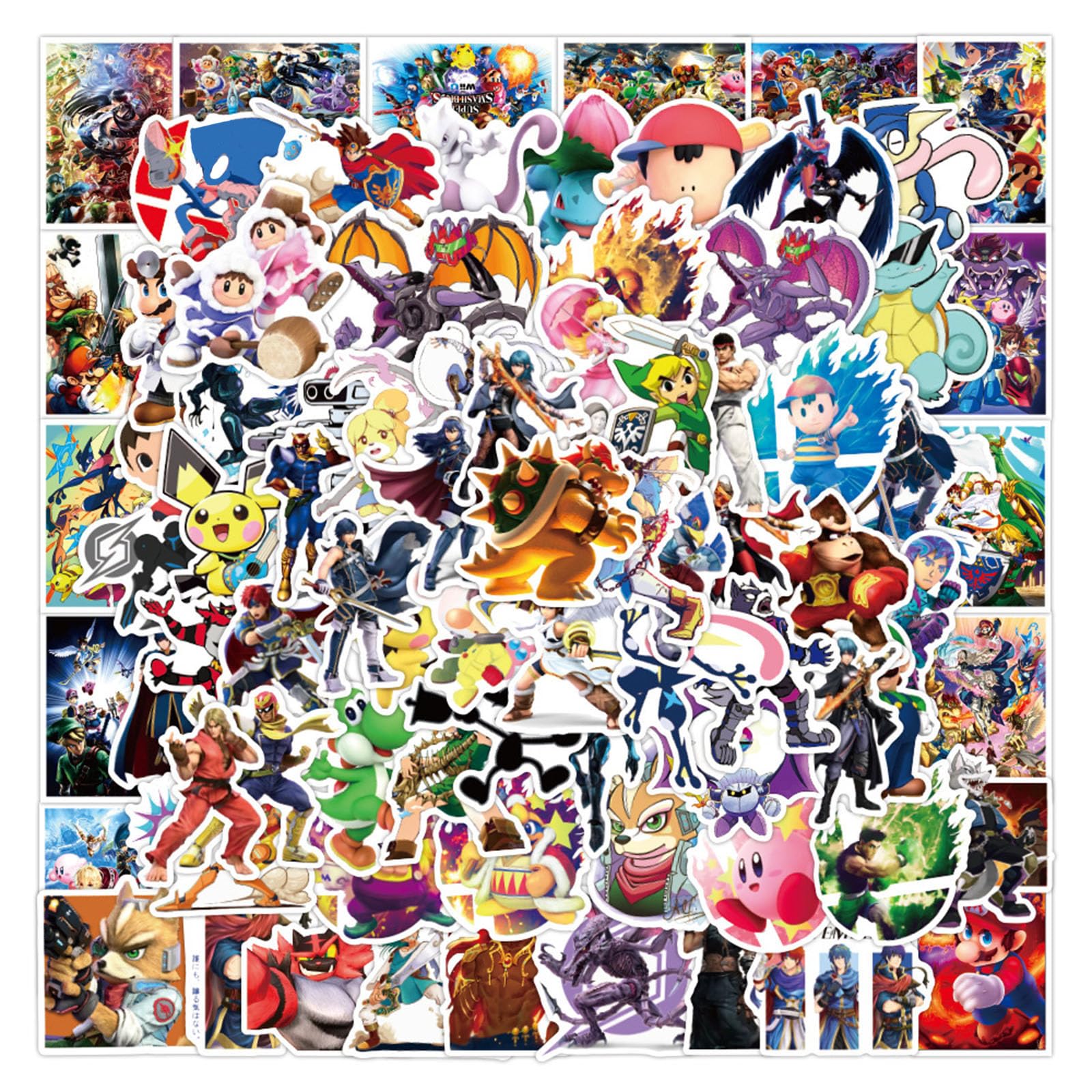 Mua SCPTOD 100pcs Super Smash Bro Stickers for Laptop, Cool Game ...