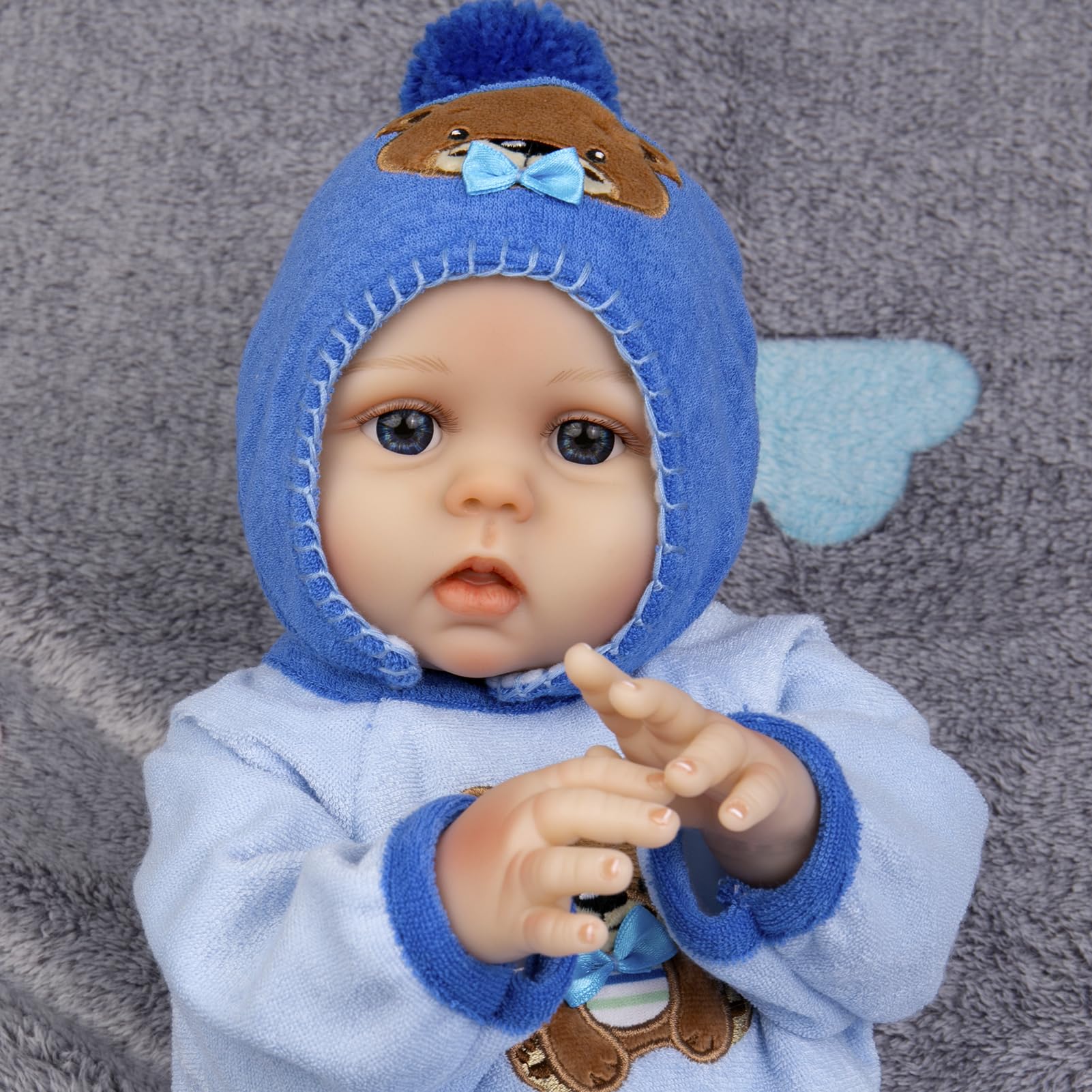 Aori Lifelike Reborn Baby Dolls Full Body Vinly Realistic Newborn Boy ...