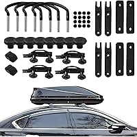 Amazon.com: 4PCS U-Shaped Roof Rack Mounting Brackets,Roof Rack Clamps ...