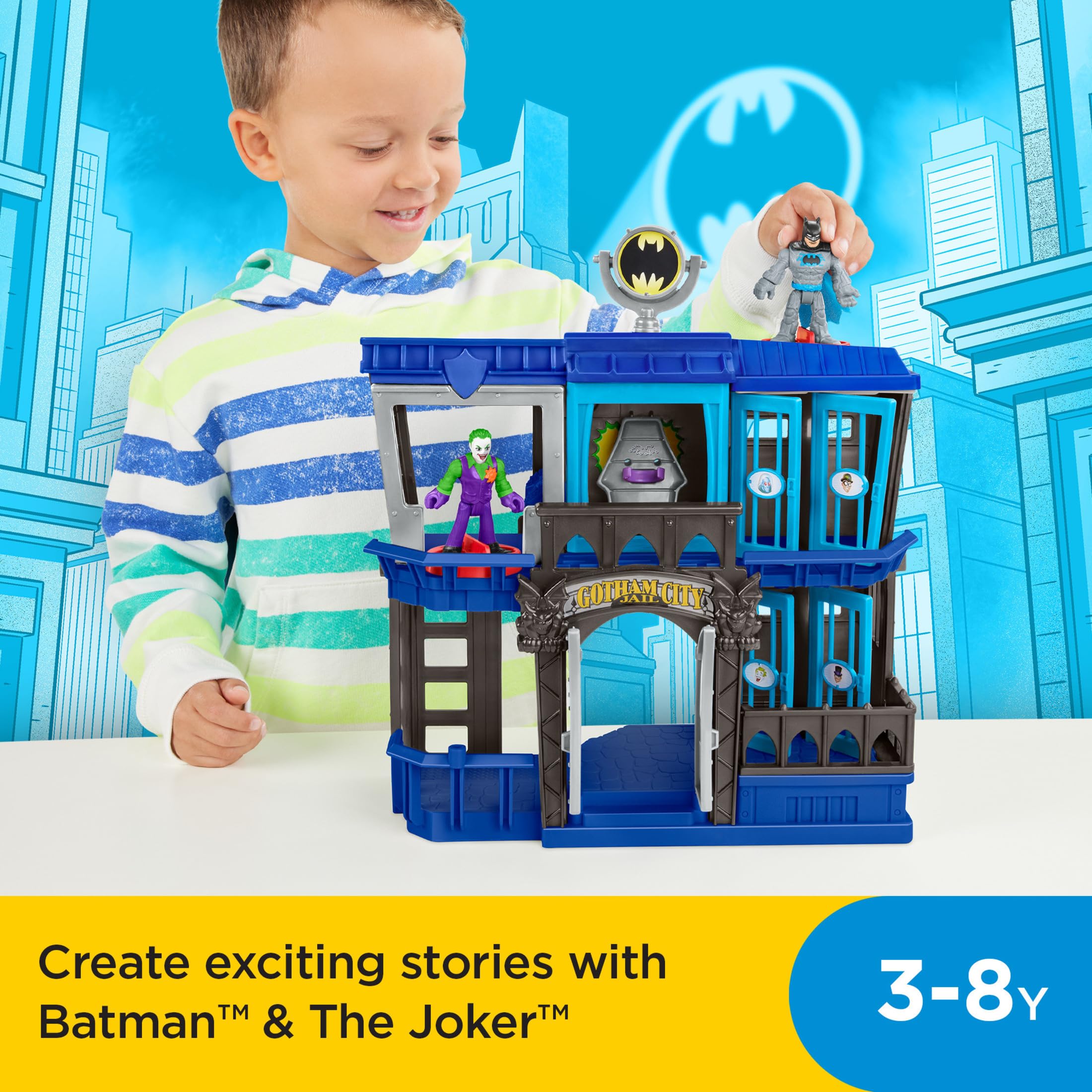 Mua Fisher-Price Imaginext DC Super Friends Batman Toy Gotham City Jail ...