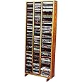 Amazon.com: The Wood Shed Solid Oak CD & DVD Storage Cabinet ...