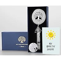 Amazon.com : Best Friend Wind Chime with Tree of Life Wind Spinner ...