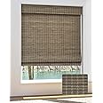Amazon.com: UNISHADES Cordless Bamboo Roman Shades for Windows, Size 30 ...
