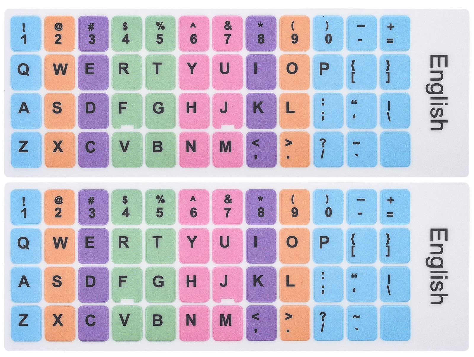 Mua 2 Pcs English Keyboard Replacement Letter Stickers,Universal ...