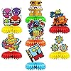 RuVane Geometry Dash Party Decoration, 7 Pcs Geometry Dash Party ...