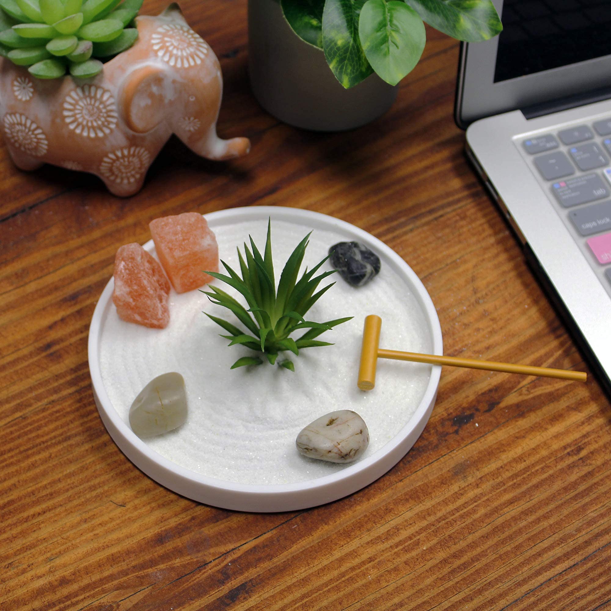 Mua Nature's Mark Mini Zen Garden Kit for Desk with White Sand, Rake ...